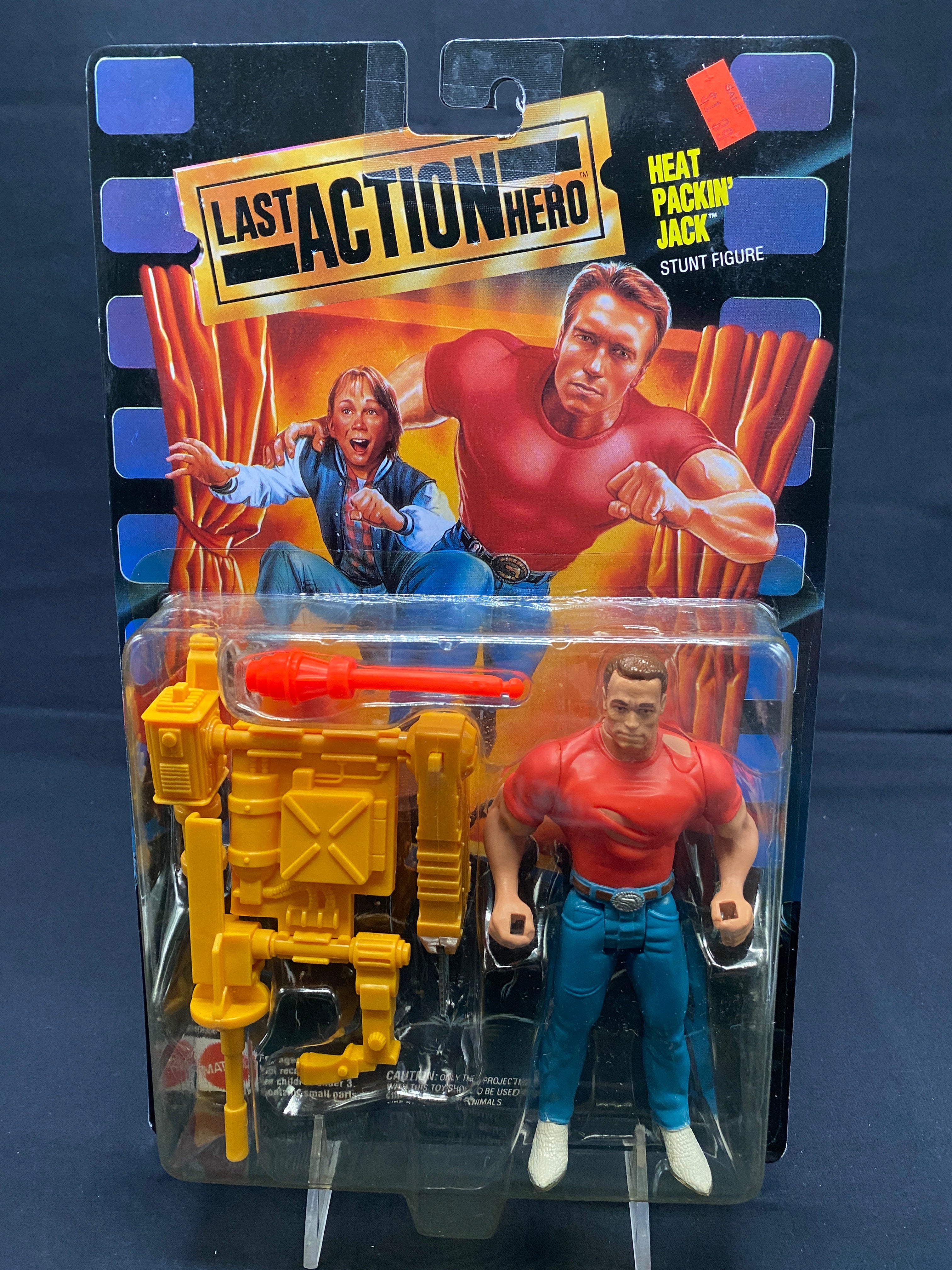 MATTEL LAST ACTION HERO HEAT PACKIN' JACK MOC - 1993 | Drtonguestoys.net