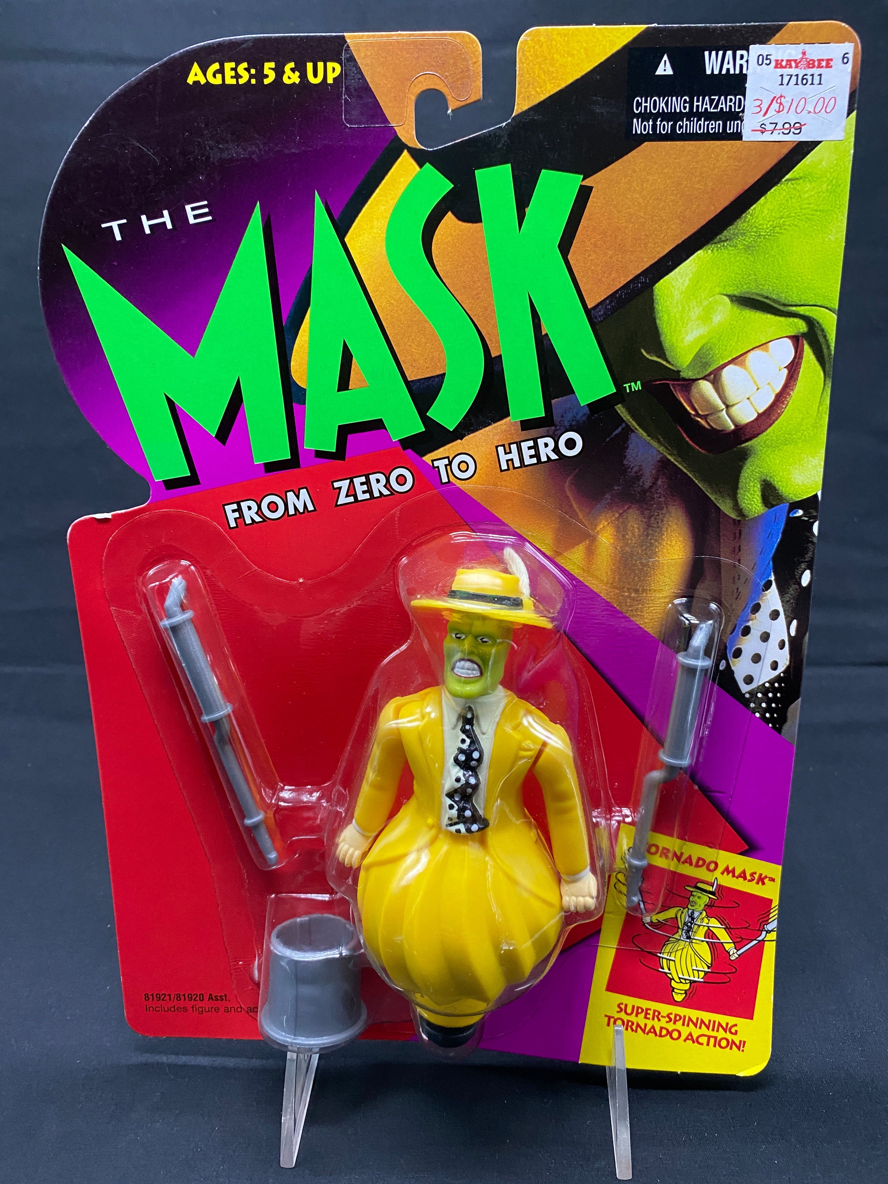 KENNER THE MASK TORNADO MASK MOC - 1995 | Drtonguestoys.net