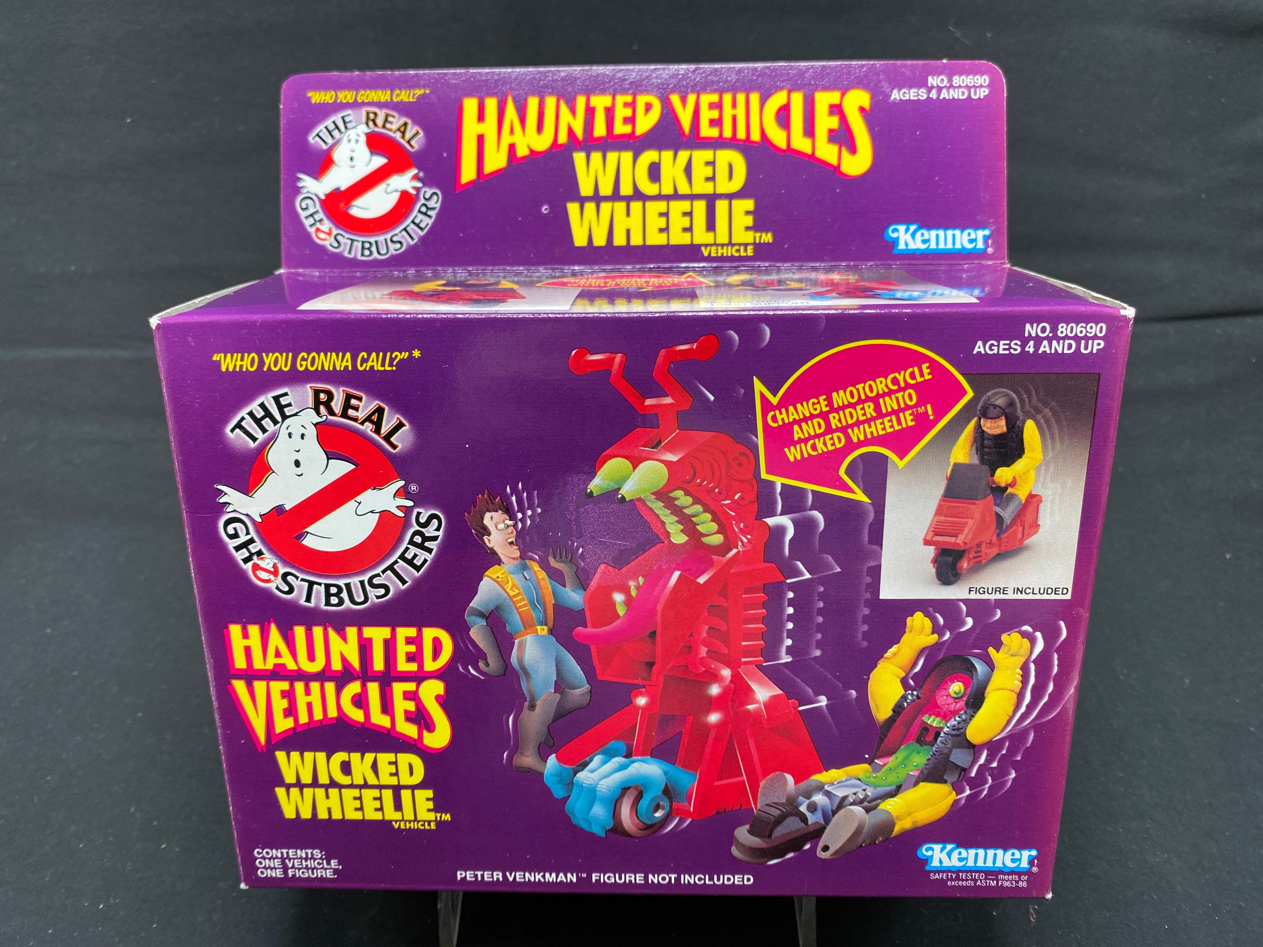 KENNER REAL GHOSTBUSTERS HAUNTED VEHICLES WICKED WHEELIE MIB - 1986 ...