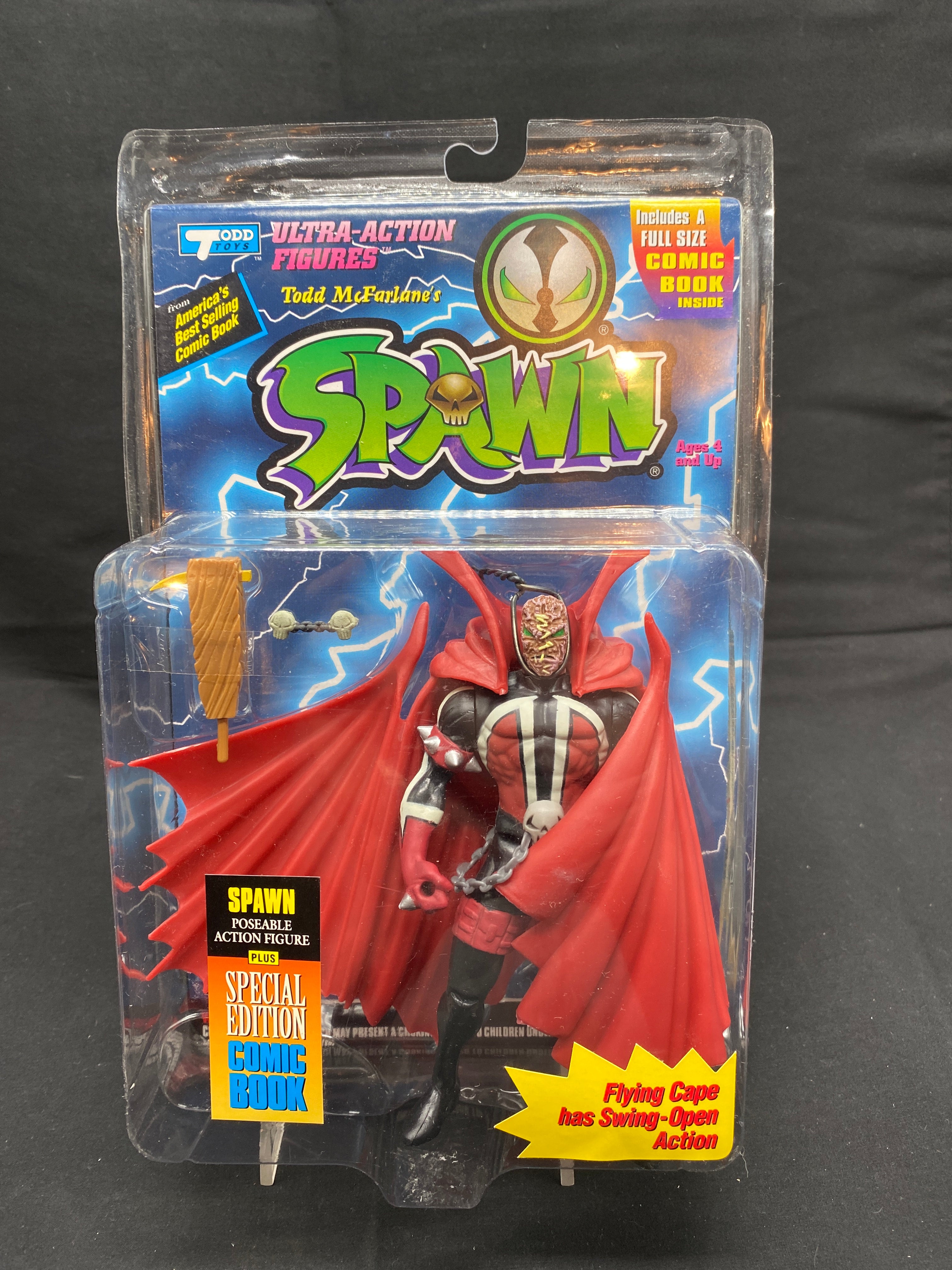TODD/MCFARLANE TOYS SPAWN HAMBURGER HEAD V1 MIP - 1994 | Drtonguestoys.net