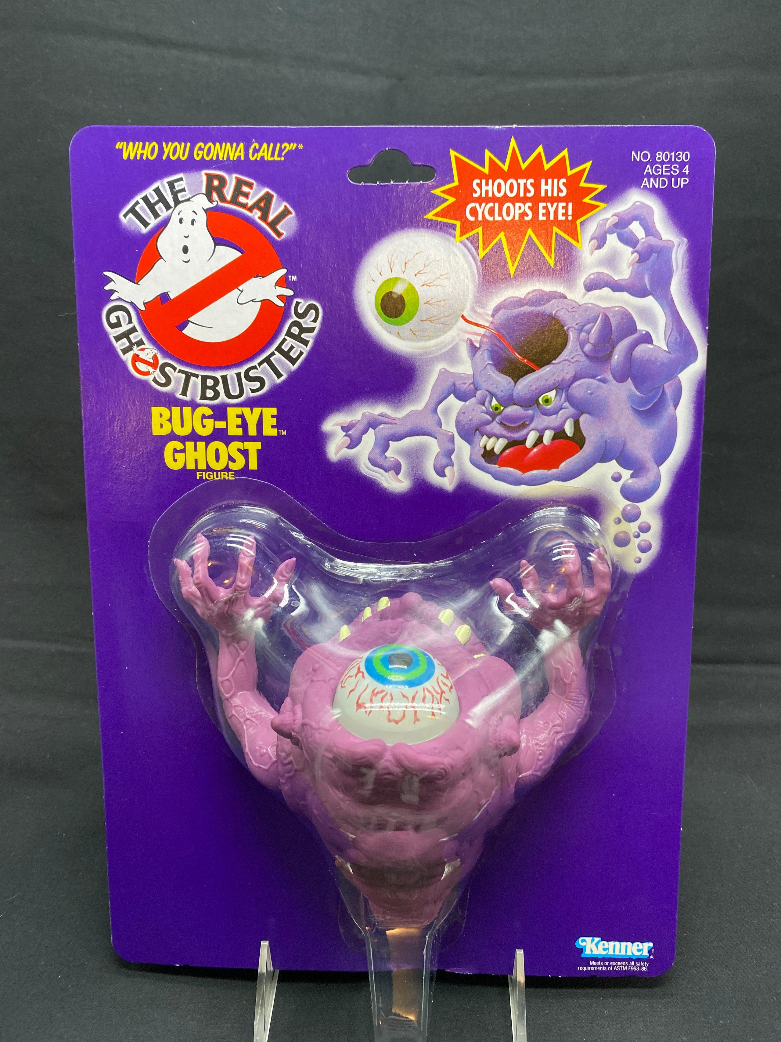 KENNER REAL GHOSTBUSTERS BUG EYE GHOST ORIGINAL MOC - 1986 | Drtonguestoys.net